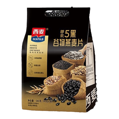 5种谷物麦片西麦即食营养早餐