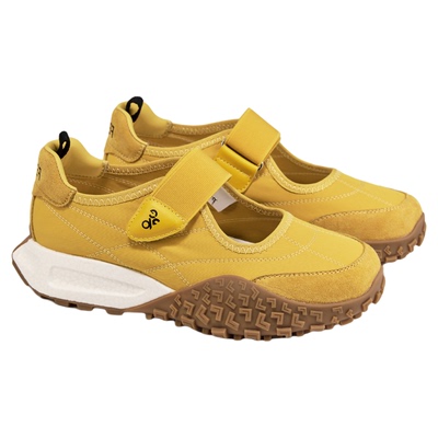 fed黄色德训鞋秋季新款女鞋厚底鞋运动玛丽珍鞋女款S0805-ZCB518