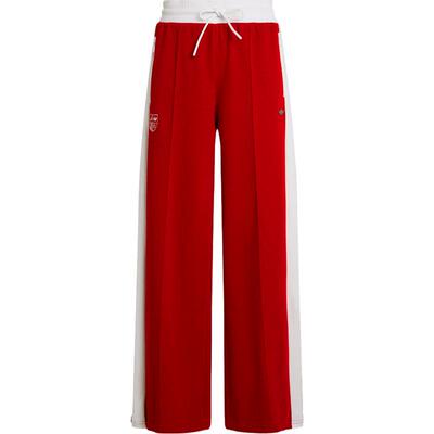 滔搏adidas阿迪三叶草女子复古撞色运动裤针织长裤KG8220