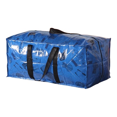 外贸加厚超大号防水环保编织搬家袋棉被衣物收纳袋拉链包手提袋