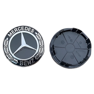 适用于奔驰轮毂盖标GLC200 GLC300L GLC260L级车轮胎中心盖车标志