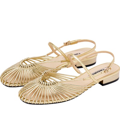 【辛芷蕾同款】罗马度假平底凉鞋