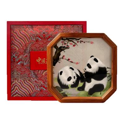 苏州苏绣摆件手工双面绣蜀绣刺绣中国特色非遗送老外中式伴手礼