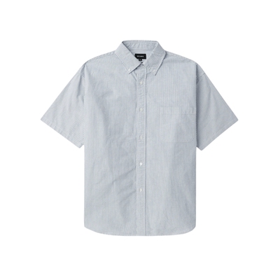 BEAMS宽松短袖衬衫清爽日系