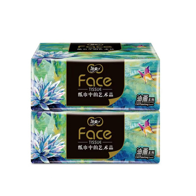 洁柔抽纸88VIP实惠装油画2元