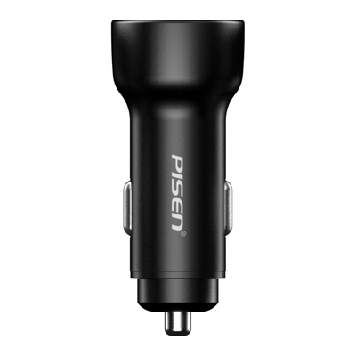 品胜车载充电器65W快充PD一拖二