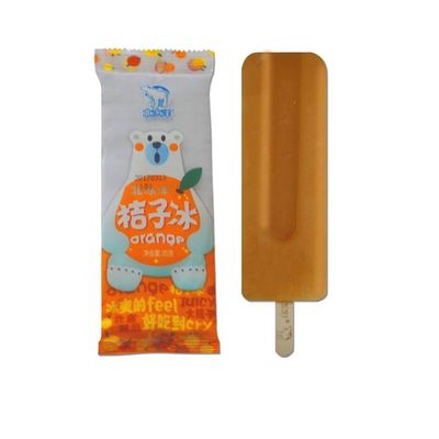 【5支装】北冰洋桔子冰红果冰冰棍冰淇淋橘子味雪糕传统雪糕袋装