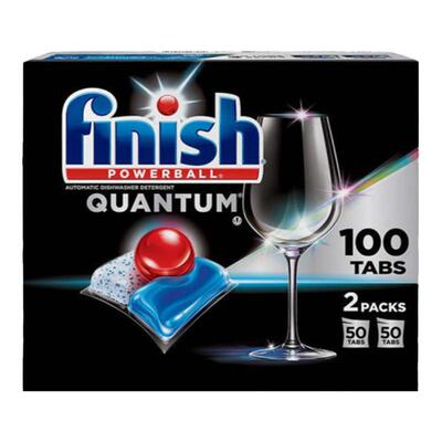Finish Powerball Quantum 洗碗机洗涤凝珠 100颗