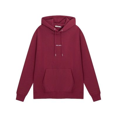 niko and ...男女同款2026春季字母印花套头连帽卫衣143196