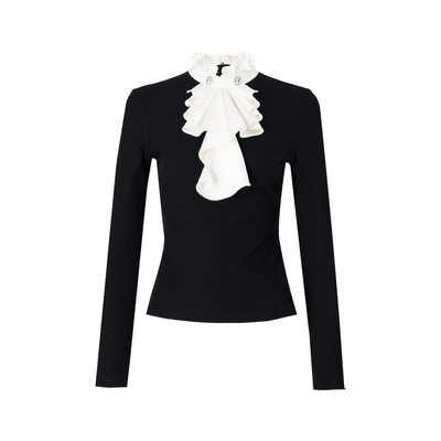 MD千亿【暗金织造】2025冬季修身撞色显瘦时尚百搭打底