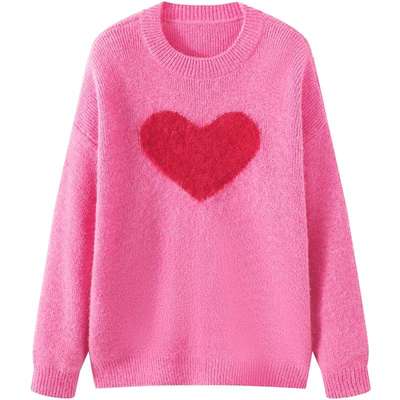 urlazh/有兰爱心玫粉毛衣