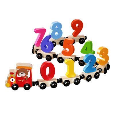 boby早教益智磁性数字小火车