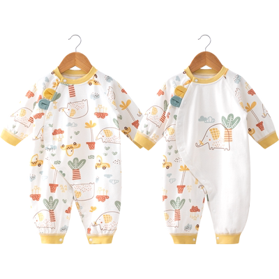 新生儿春秋纯棉外出服抱衣