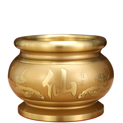 香炉纯铜家用几十年都不会氧化