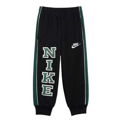 NIKE耐克幼童透气长裤秋新款男女童裤子法式毛圈运动裤IO2697-010