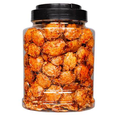即食香辣小螃蟹香酥油炸海蟹8090小零食甜辣小海蟹下酒菜解馋麻辣
