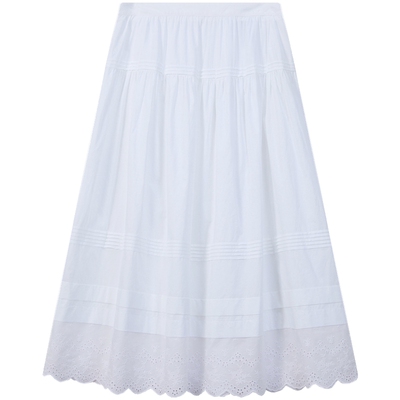 滨波女士纯棉时尚优雅风半身裙