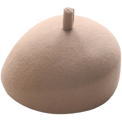 纯羊毛，立体贝雷帽，ins网红帽