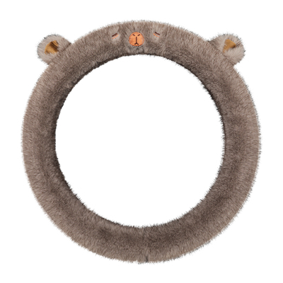 【卡皮巴拉】保暖方向盘毛绒套