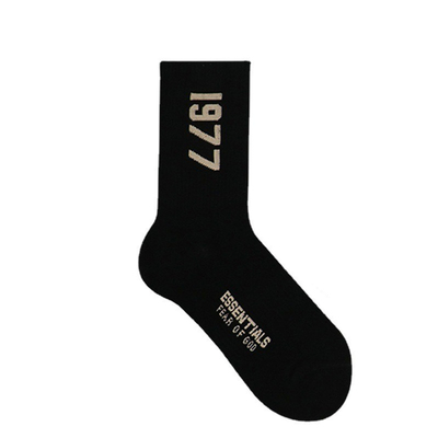 男女中筒欧美潮牌fog纯棉袜子