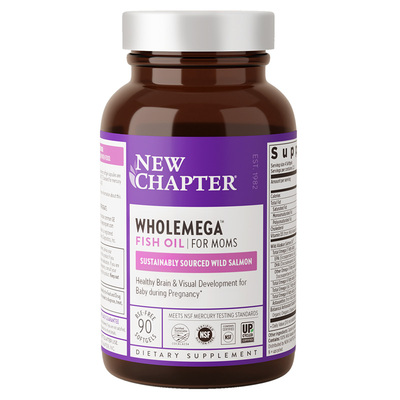 NewChapter新章孕妇鱼油90粒