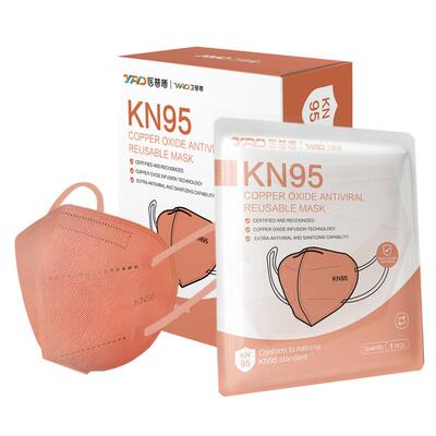 氧化铜离子KN95灭活口罩宽耳带