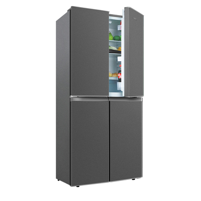 荣事达408L十字四门冰箱家用大容量54CM超薄嵌入一级能效节能省电