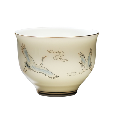 不烫手不吃茶渍浑厚通透主人杯