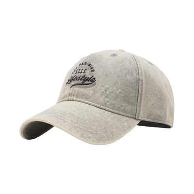 ELLE水洗牛仔棒球帽女夏