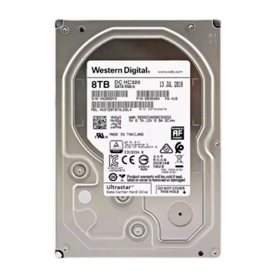 WD西部数据3.5寸8T硬盘HUS728T8TALE6L4企业级服务器HC320硬盘