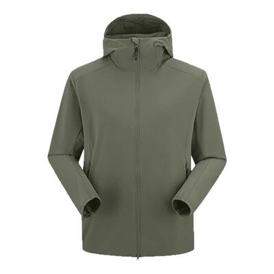 High Rock天石鹅铠甲软壳外套连帽防风防雨户外徒步运动风衣G417