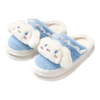 2025新款秋冬季棉拖鞋女卡通毛绒防滑室内居家棉鞋百搭外穿棉鞋