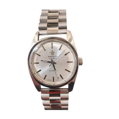 百浪多瑞士薄款夜光防水精钢机械