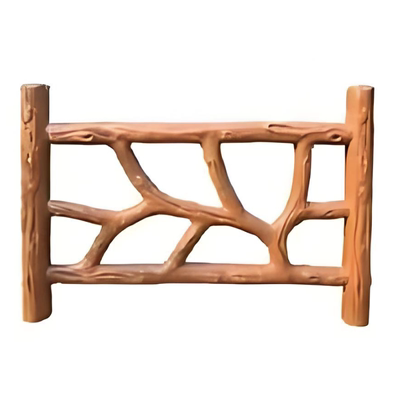 水泥仿木护栏景区园林定制