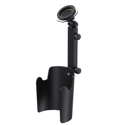 汽车水杯槽磁吸手机支架