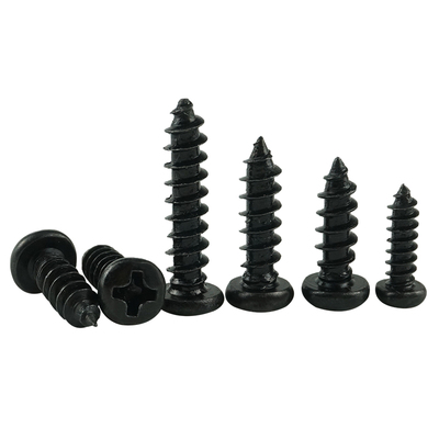 pa黑色十字圆头自攻微型自攻螺丝