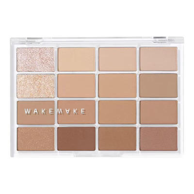 WAKEMAKE16色眼影哑光珠光大地色