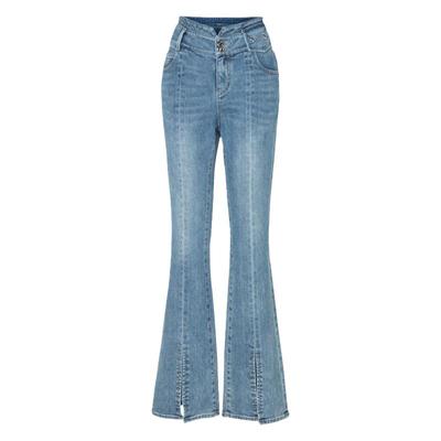 商场同款喇叭裤开衩HPLY