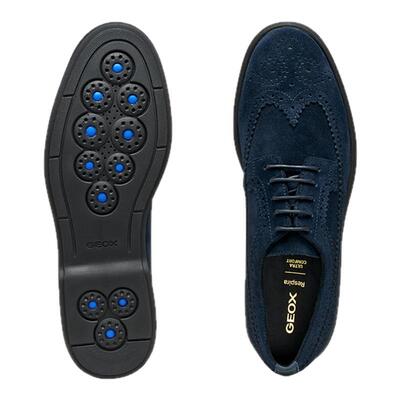 GEOX杰欧适春夏通勤百搭真皮休闲皮鞋男平底乐福鞋