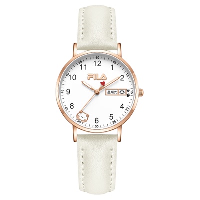 FILA斐乐学生百搭手表初高中考试专用腕表只看时间送女生礼物6739