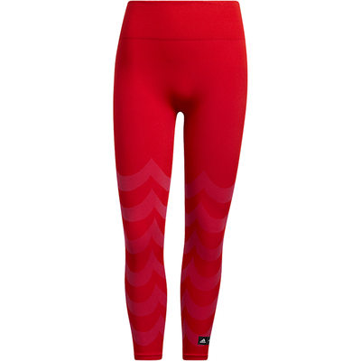 Adidas/阿迪达斯正品夏季女士印花健身经典运动紧身九分裤GU9526