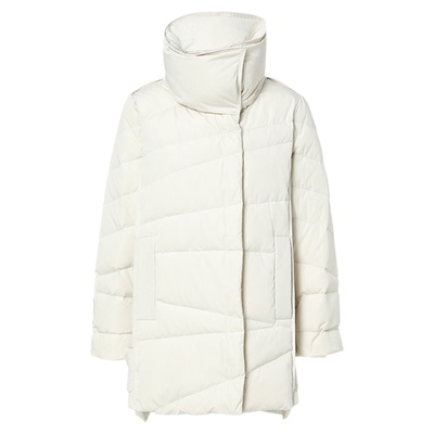 范可儿时尚立领短款设计感羽绒服