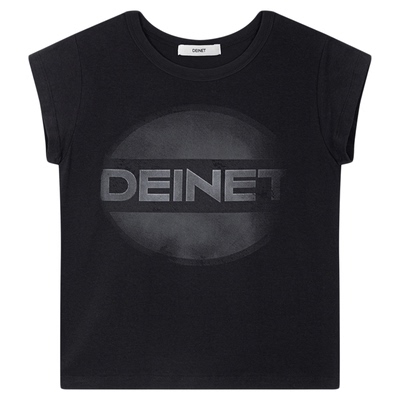 美式复古印花纯棉短袖个性T恤女