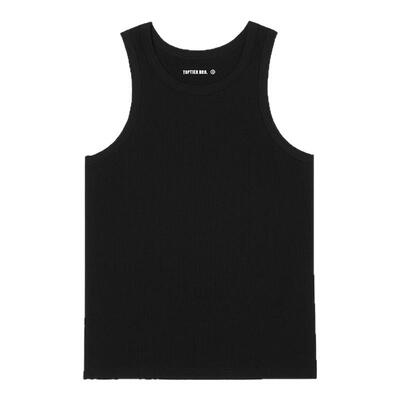 TOPTIERBRO弹力螺纹修身背心男