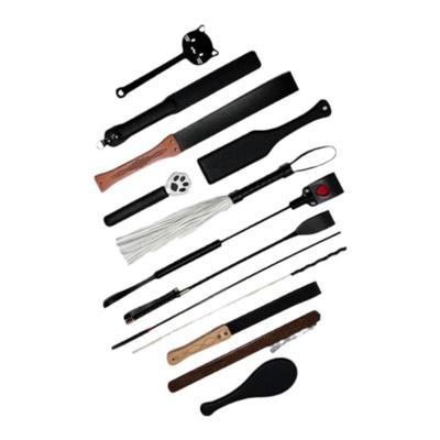 Poison SP小圈实践道具 皮拍藤条鞭子板子皮鞭散鞭马鞭收纳