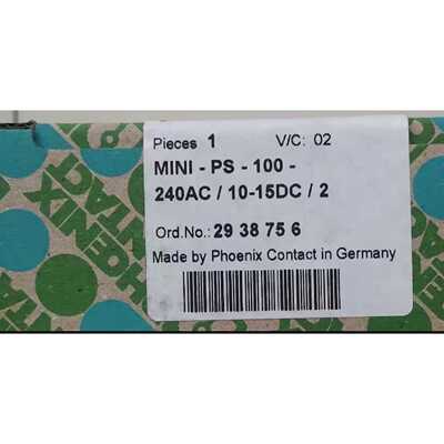 议价2938756菲尼克斯模块 MINI-PS-100-240AC/10-15DC/2