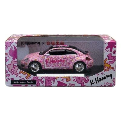 凯斯哈林联名马珂垯136合金车模