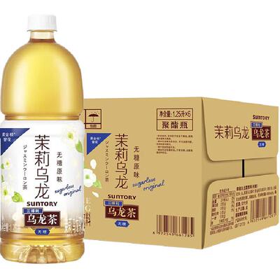 三得利茉莉乌龙茶1.25L×6瓶
