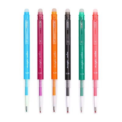 晨光彩色按动可擦中性笔笔