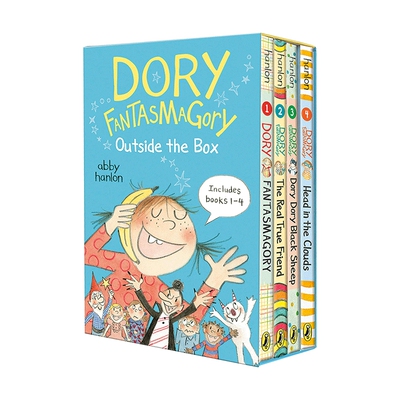 英文原版 Dory Fantasmagory 4C Boxed Set 爱幻想的多莉1-4盒装 章节读物 英文版 进口英语原版书籍儿童外文书